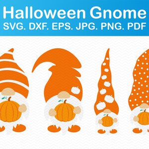 Halloween Gnome Svg, Gnome Svg Files for Cricut, Gnome Fall Svg ...