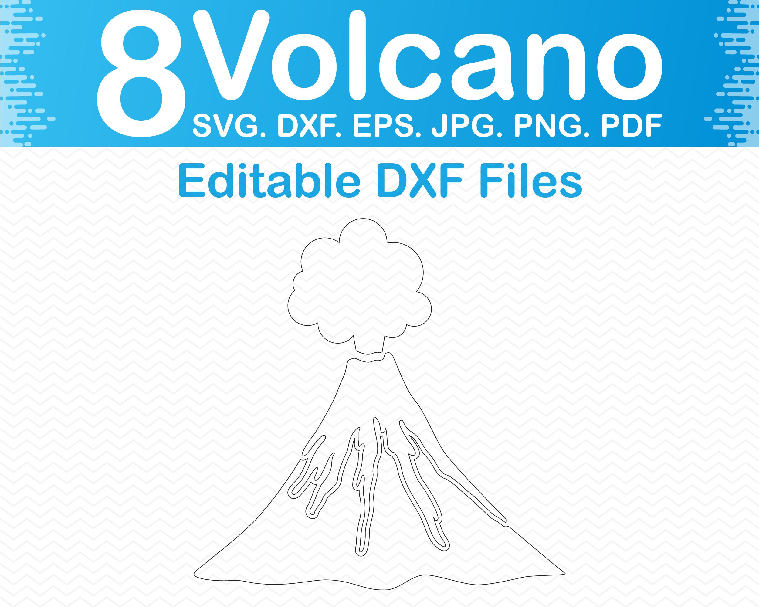Volcano Svg Volcano Clipart Lava Svg Files for Cricut SVG - Etsy