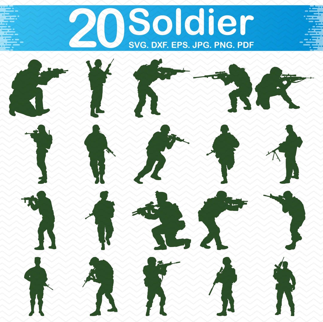Soldier Svg, Military Svg Files for Cricut, Army Svg, Veteran Svg, Us ...