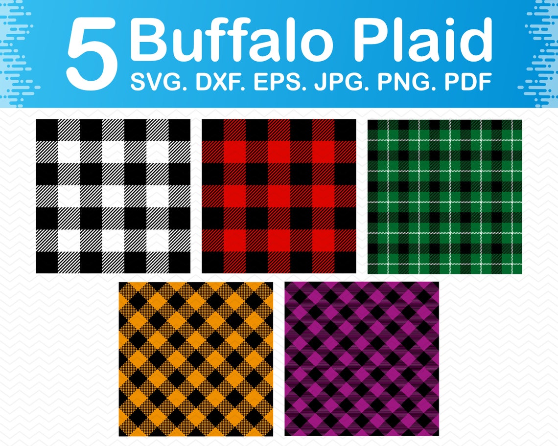 Buffalo Plaid Svg Plaid Svg Files for Cricut Buffalo Plaid - Etsy