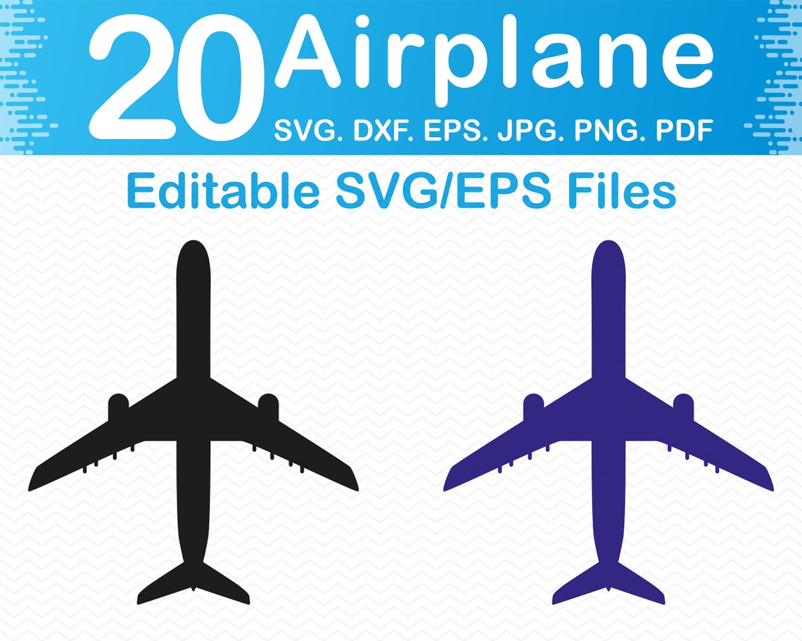 Airplane Svg Plane Svg Files for Cricut Airplane Clip Art - Etsy
