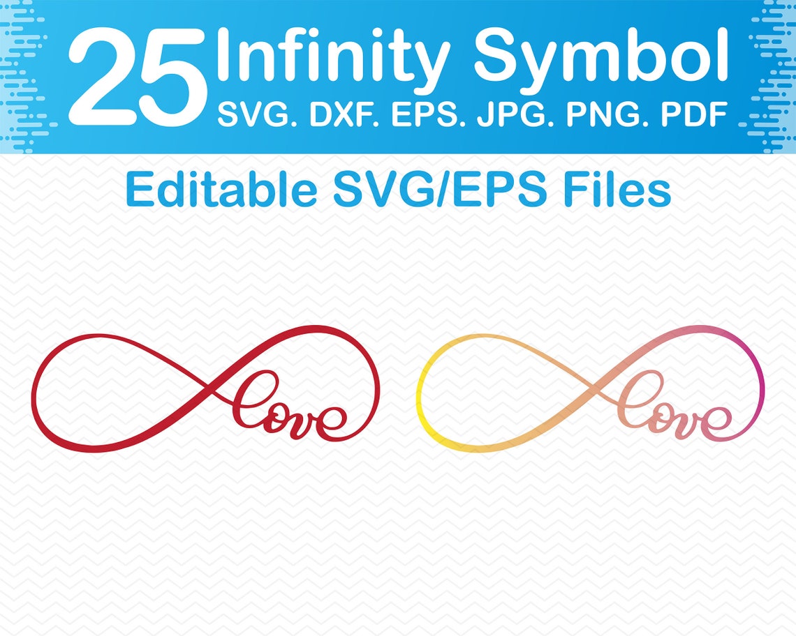 Infinity Svg Files for Cricut Infinity Symbol Svg Files for | Etsy