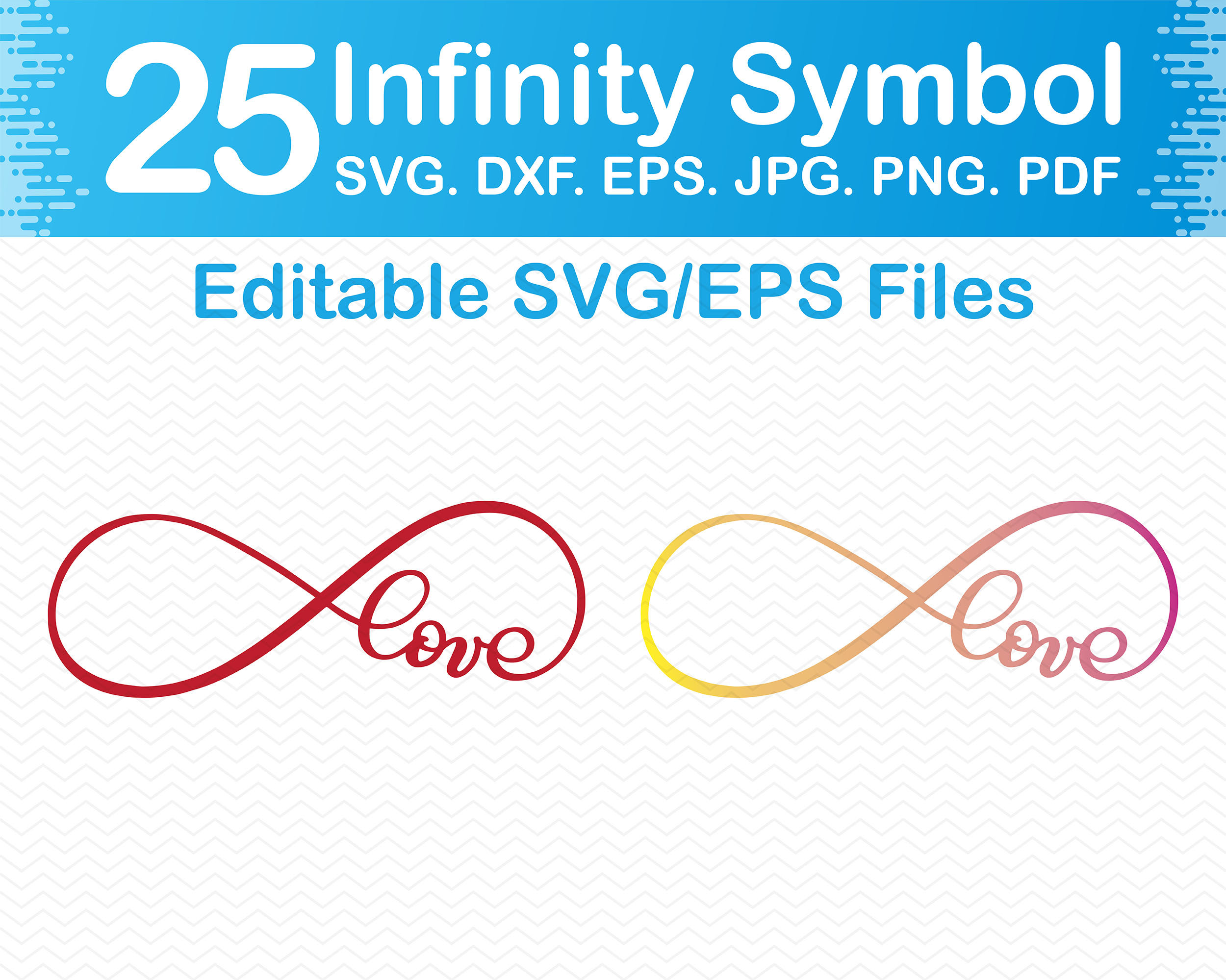 Infinity svg files for cricut Infinity symbol svg files for | Etsy