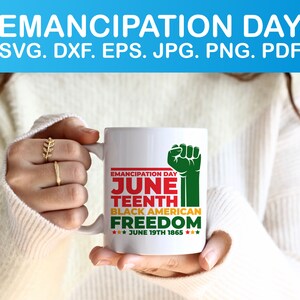 Emancipation Day Juneteenth Black American Freedom Svg, Juneteenth Svg ...