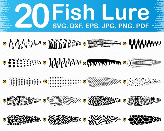 Fishing Lure Svg Lure Svg Files for Cricut Fishing Svg Fish | Etsy