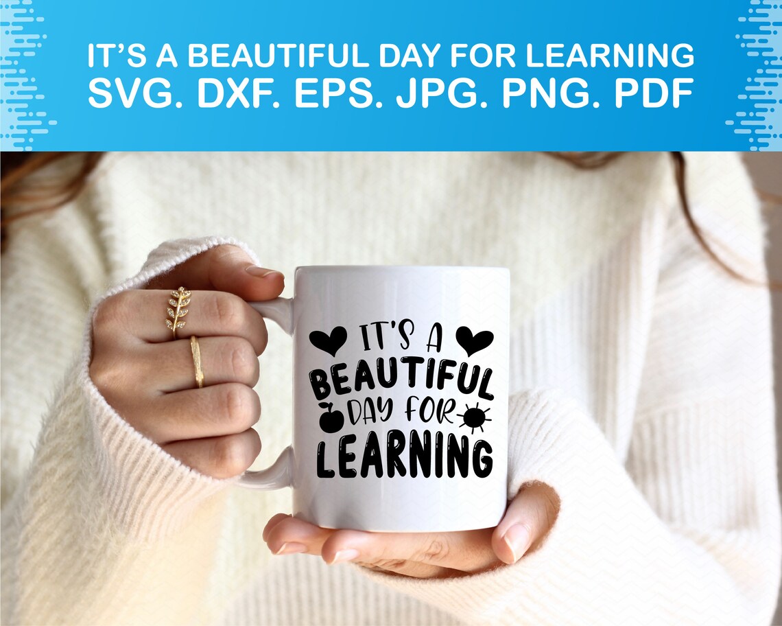 Its A Beautiful Day for Learning Svg Teacher Svg School - Etsy