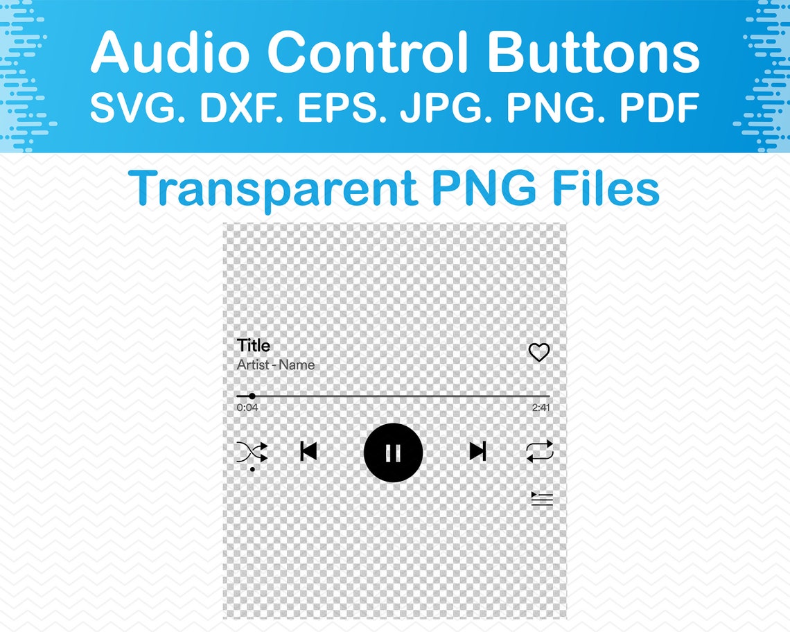 Custom Music Player Svg Song Svg Music Svg Music Png Files - Etsy