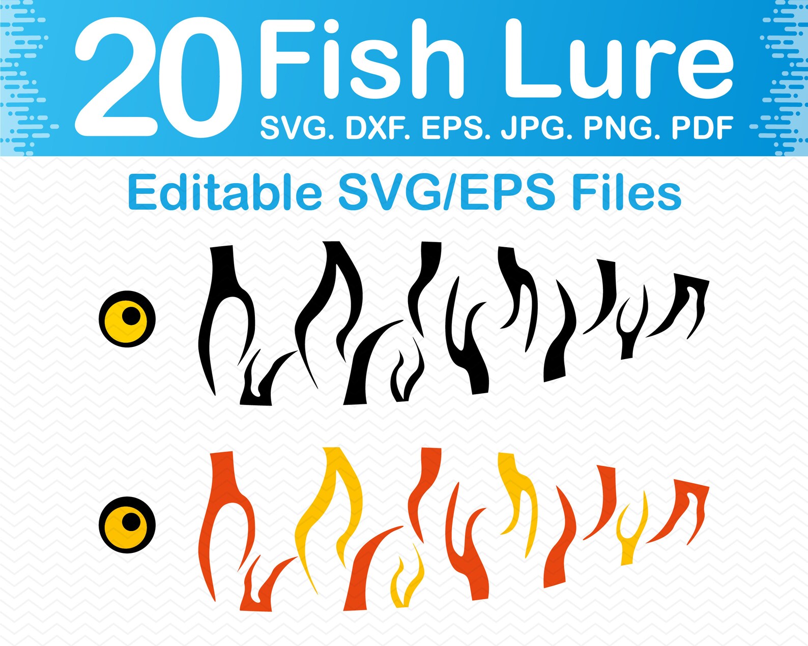 Fishing Lure Svg Lure Svg Files for Cricut Fishing Svg Fish | Etsy