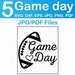 Game Day Svg Game Day Png Game Day Shirt Svg Files for - Etsy