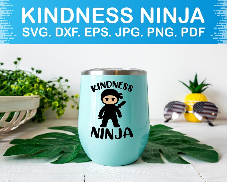 Kindness Ninja Svg Superhero Svg Boy Svg Be Kind Svg | Etsy