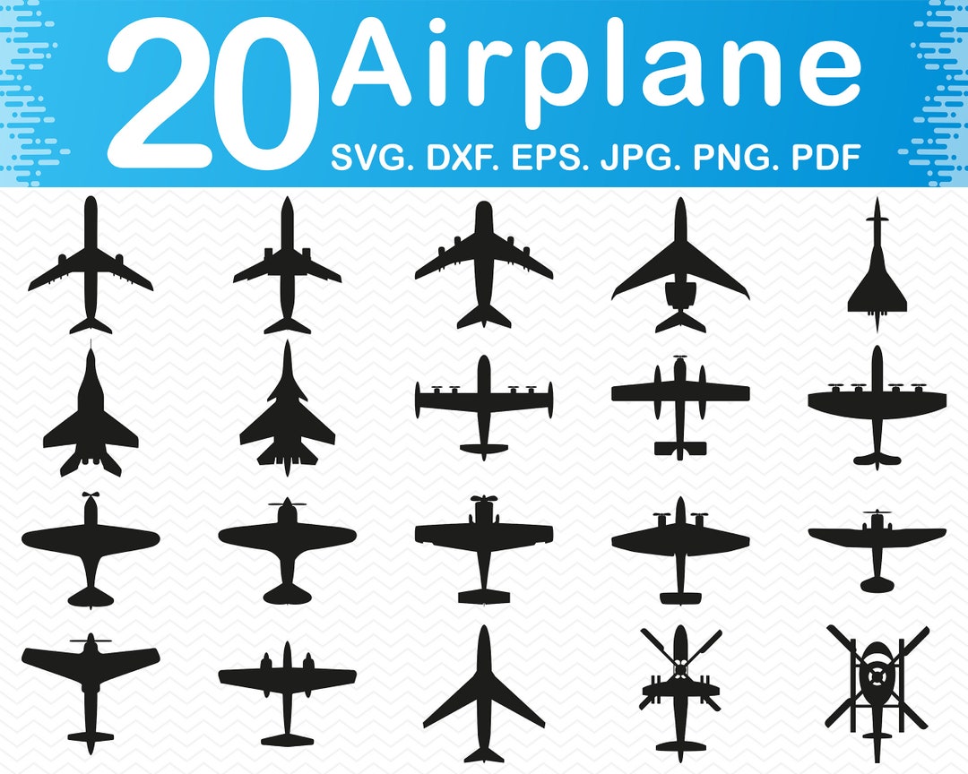 Airplane svg Plane svg files for cricut Airplane clip art - Etsy Portugal