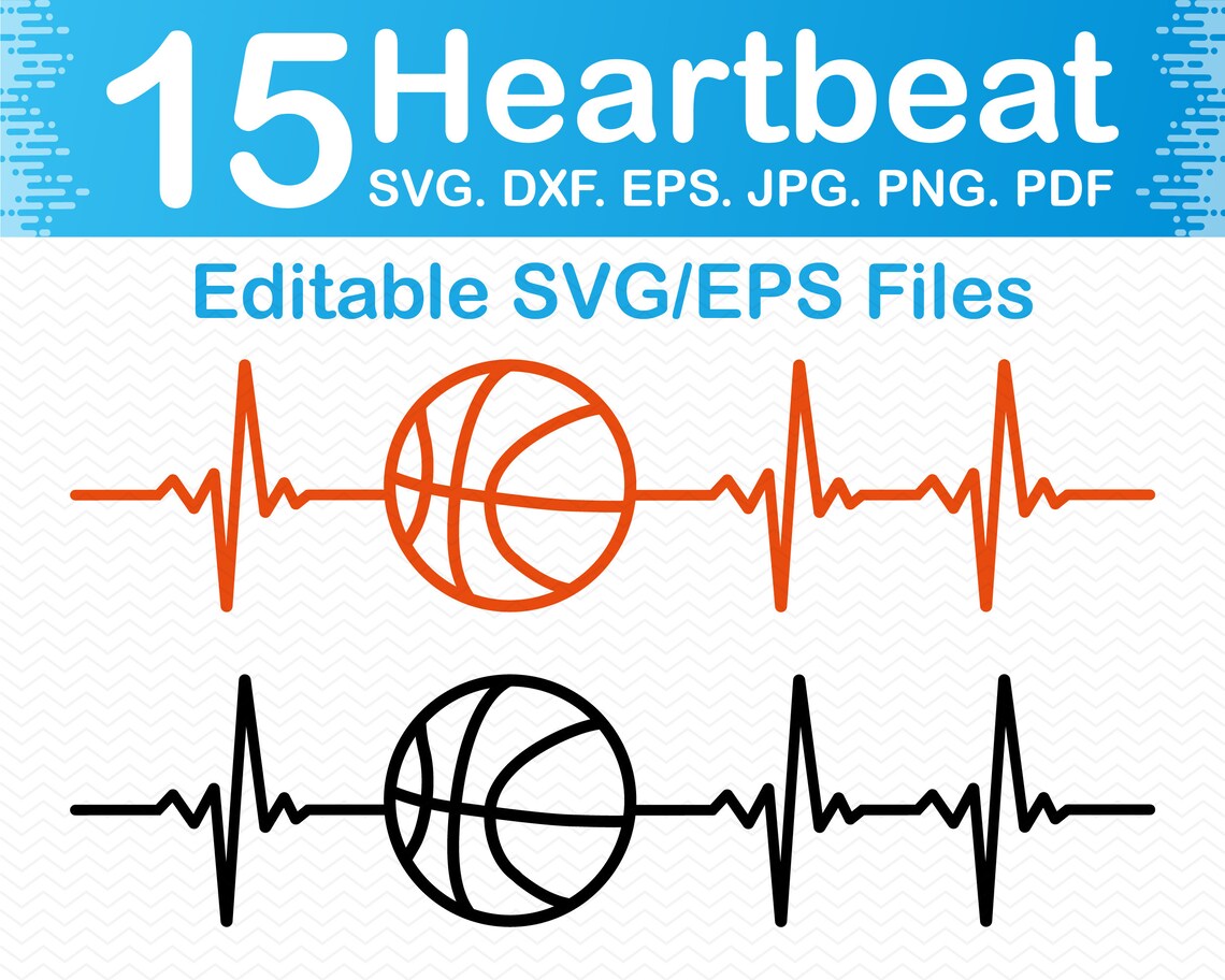 Heartbeat Svg Heart Beat Svg Ekg Svg Files for Cricut - Etsy