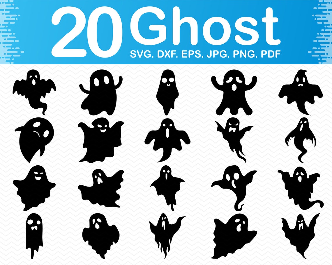 Ghost Svg Cute Ghost Svg Halloween Horror Svg Halloween Svg - Etsy