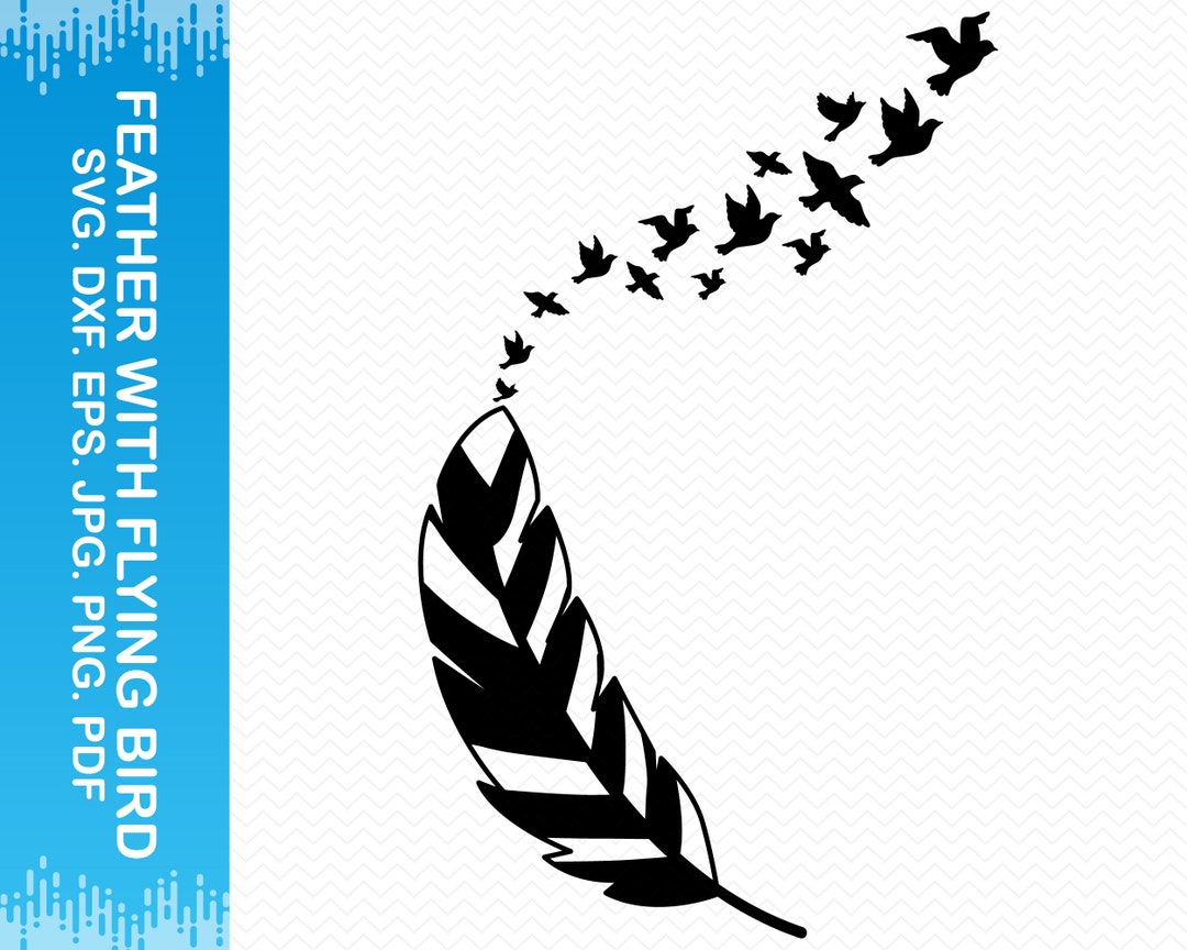 Feather Svg Birds Svg, in Loving Memory Svg, in Memory SVG, Memorial ...