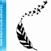 Feather Svg Birds Svg, in Loving Memory Svg, in Memory SVG, Memorial ...