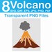 Volcano Svg, Volcano Clipart, Lava Svg Files for Cricut, SVG Silhouette ...