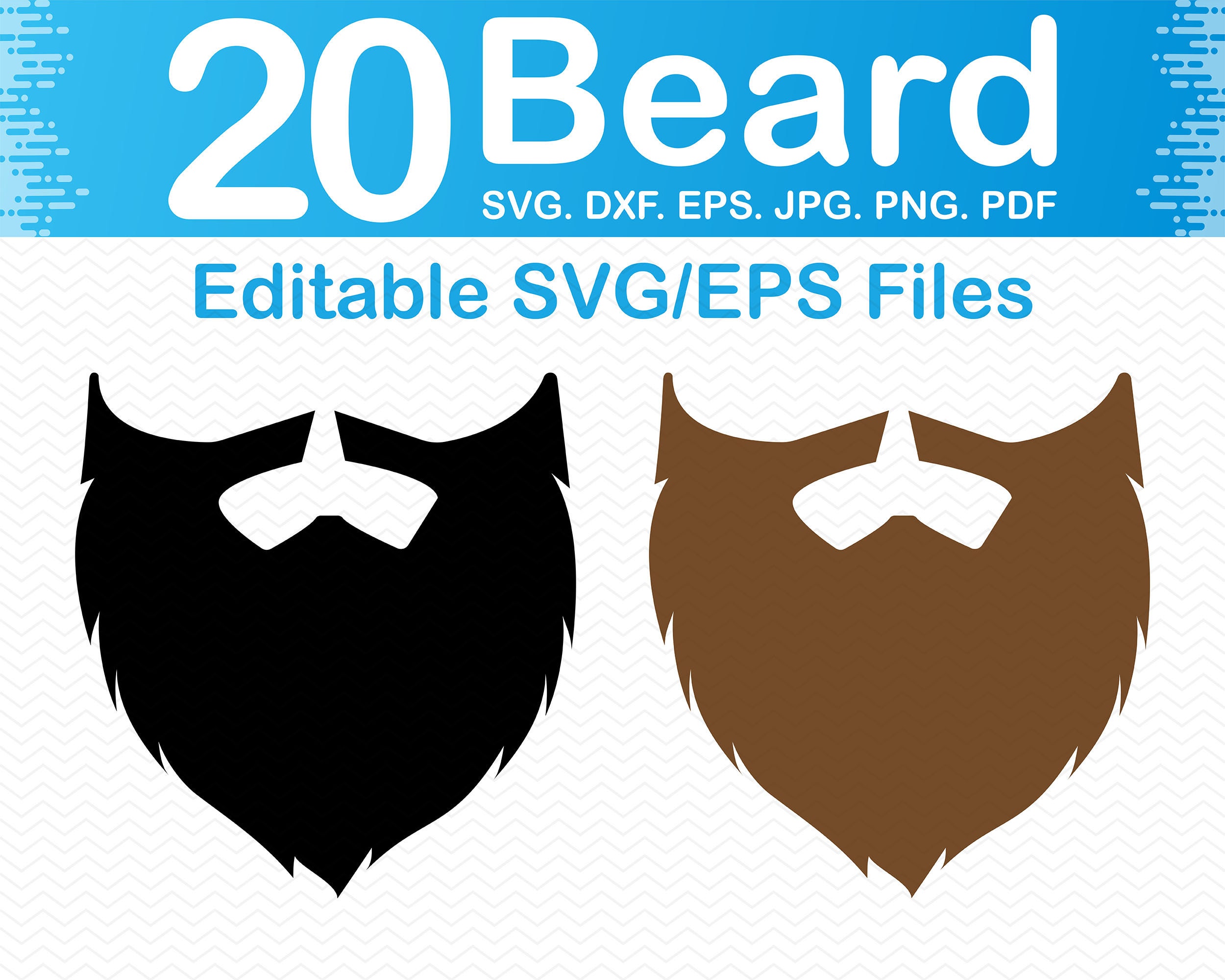 Beard Svg Mustache Svg Bearded Man Svg Files for Cricut - Etsy Hong Kong