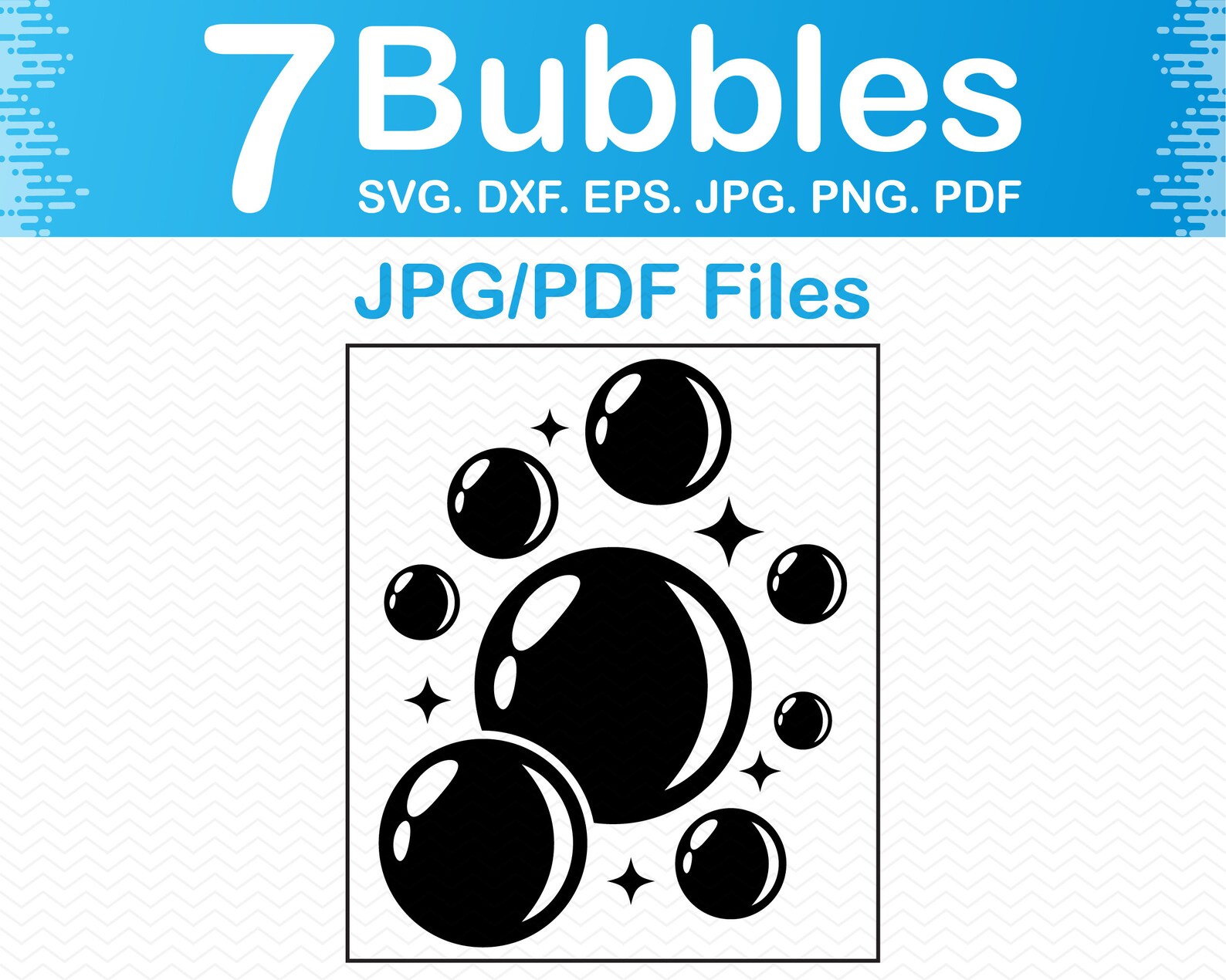 Bubbles Svg Bubbles Clip Art Bubble Svg Files for Cricut - Etsy