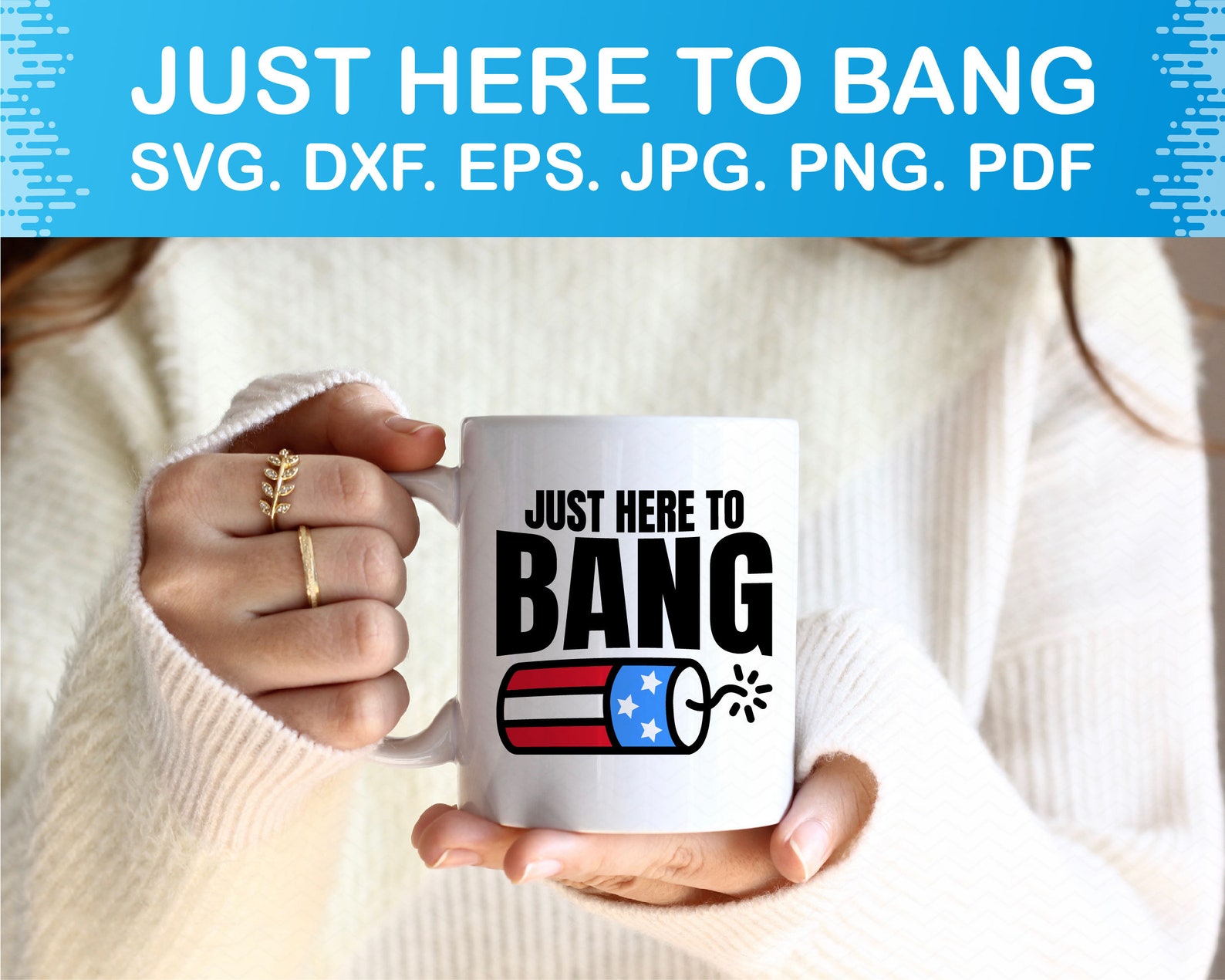 Just Here to Bang Svg 4th of July Svg Patriotic Svg 4th of - Etsy