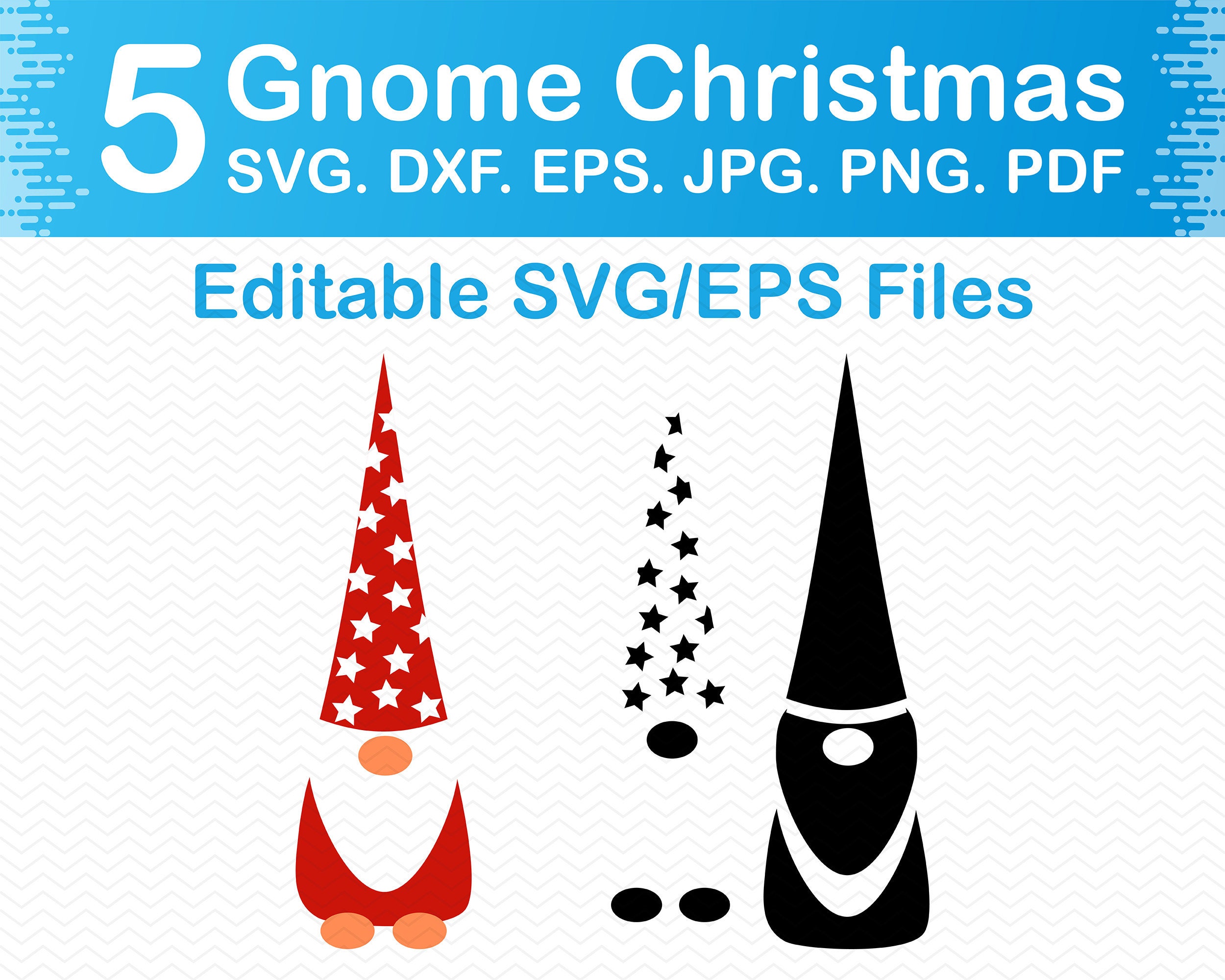 Christmas Gnome Svg Merry Christmas Svg Files Christmas | Etsy