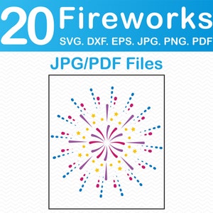 Fireworks Svg, Svg Designs Fireworks, Firework Svg Files for Cricut ...