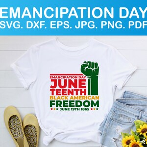Emancipation Day Juneteenth Black American Freedom Svg, Juneteenth Svg ...