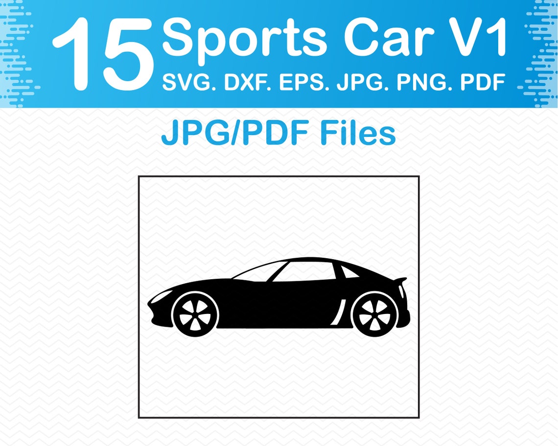 Sports Car Svg Race Car Svg Car Svg Files for Cricut Sports - Etsy