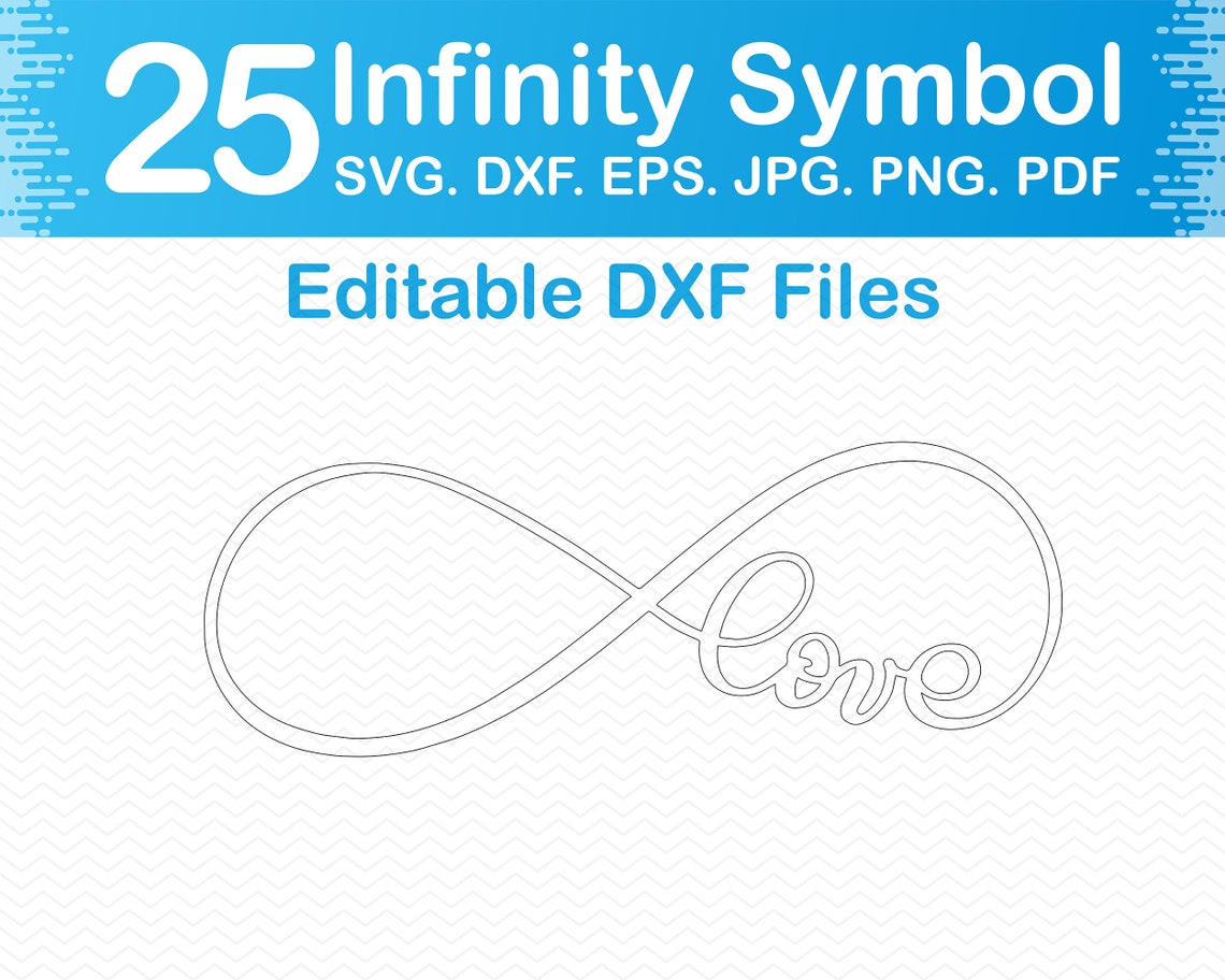 Infinity Svg Files for Cricut Infinity Symbol Svg Files for | Etsy