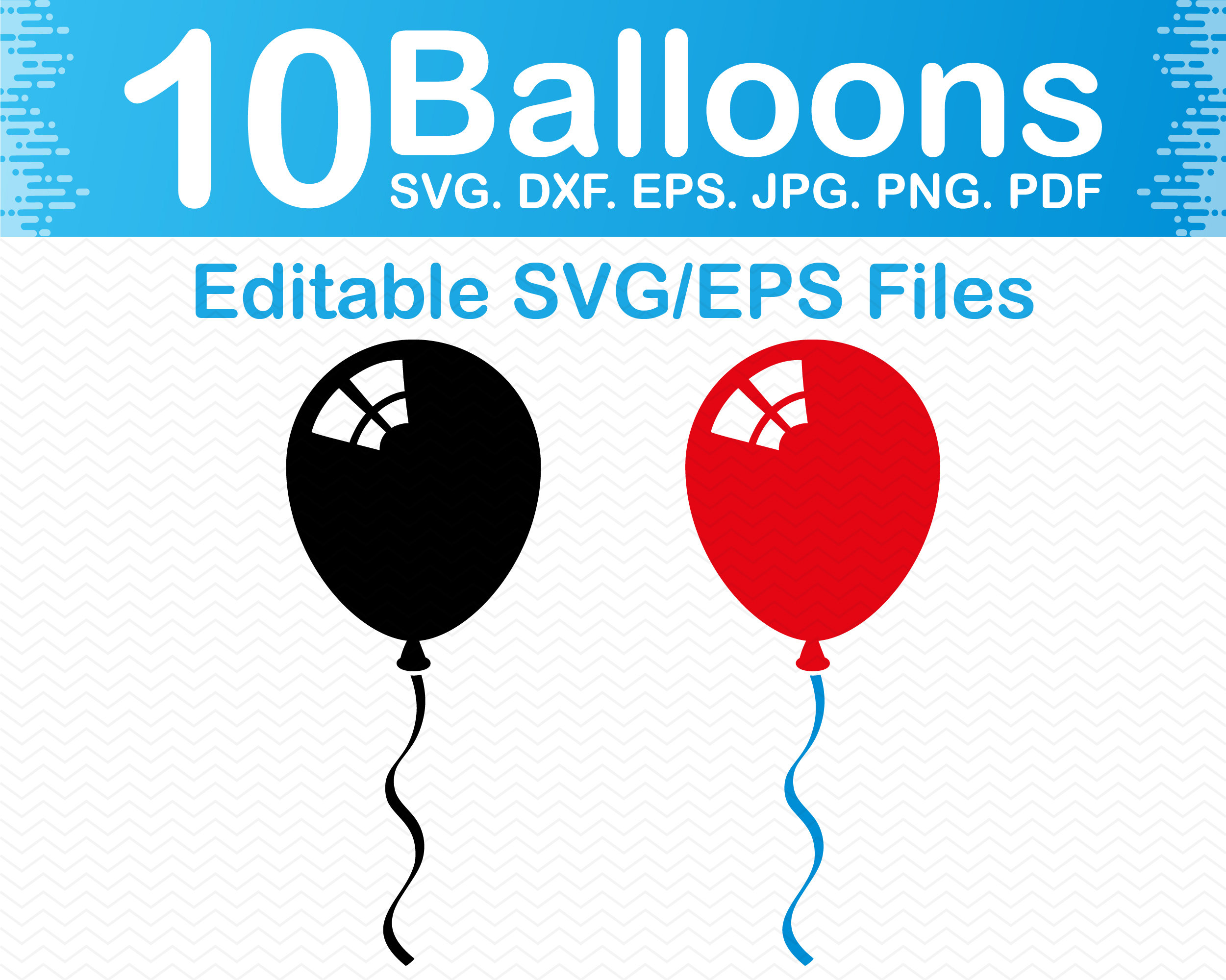 Balloon Svg Balloons Svg Birthday Balloon Svg Files for | Etsy
