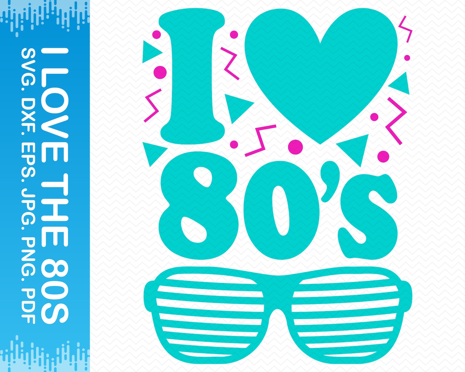 I Love the 80s Svg 80s Png Files 80s Clipart Retro Svg - Etsy UK