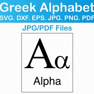 Greek Letters Svg, Greek Alphabet Svg, Greek Letter Svg Files for ...