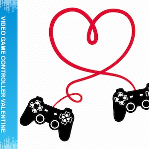 Video Game Controller Valentine Svg, Video Game Svg, Valentines Day Svg ...