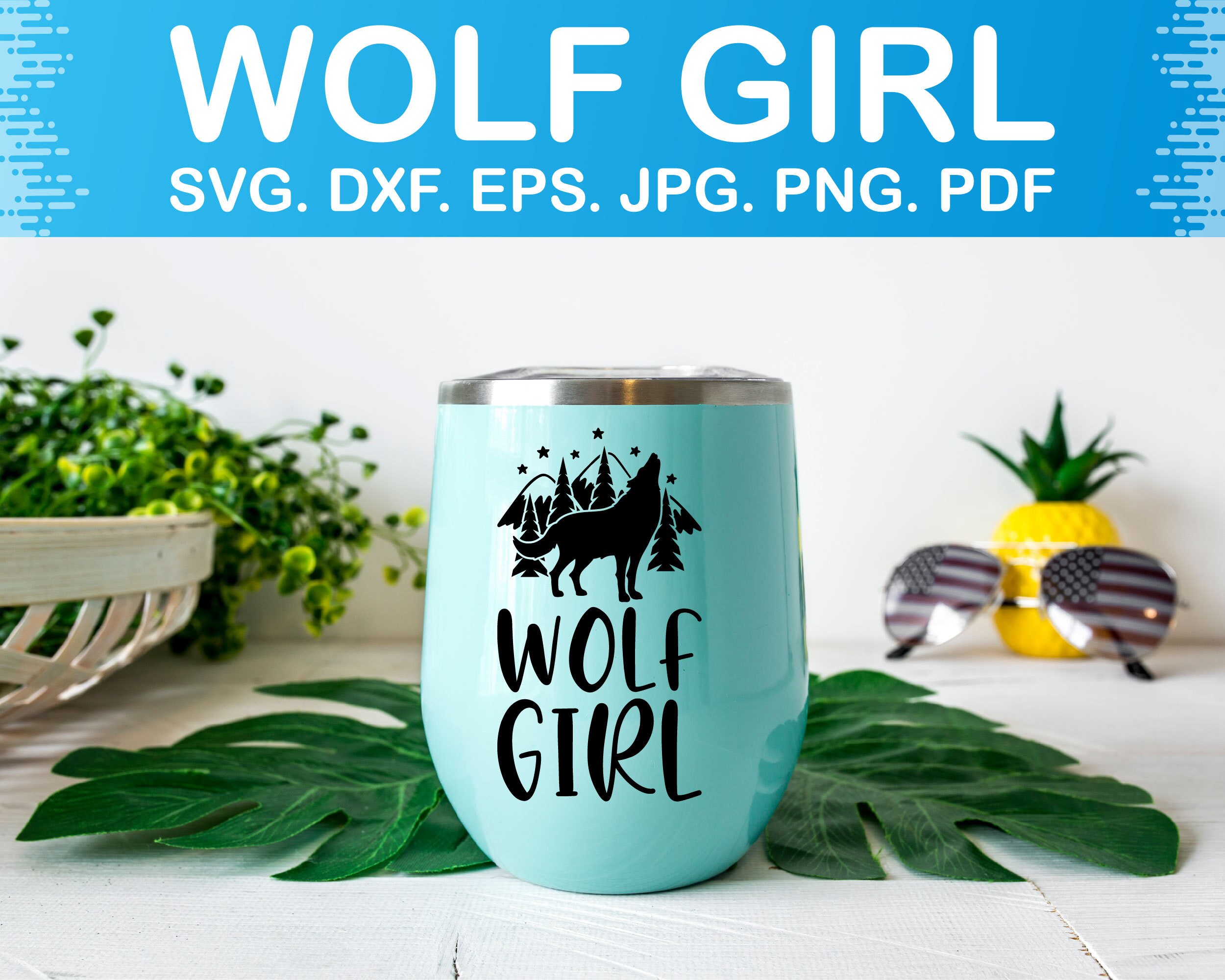 Wolf Girl Svg Wolf Svg Wolves Svg Wolf Clipart Wolf Png | Etsy