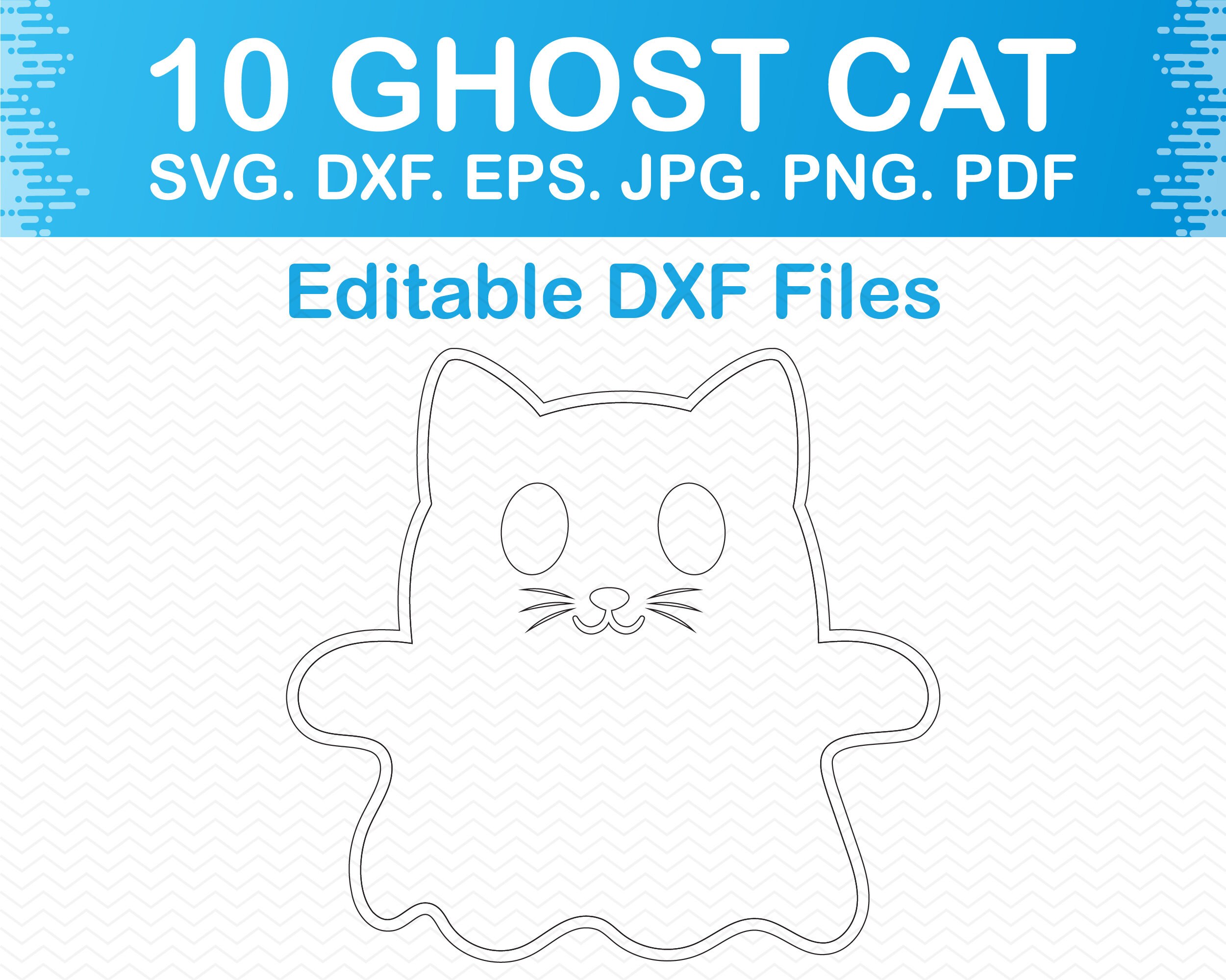 Ghost Cat Svg Halloween Svg Ghost Svg Boo Svg Halloween Cat - Etsy