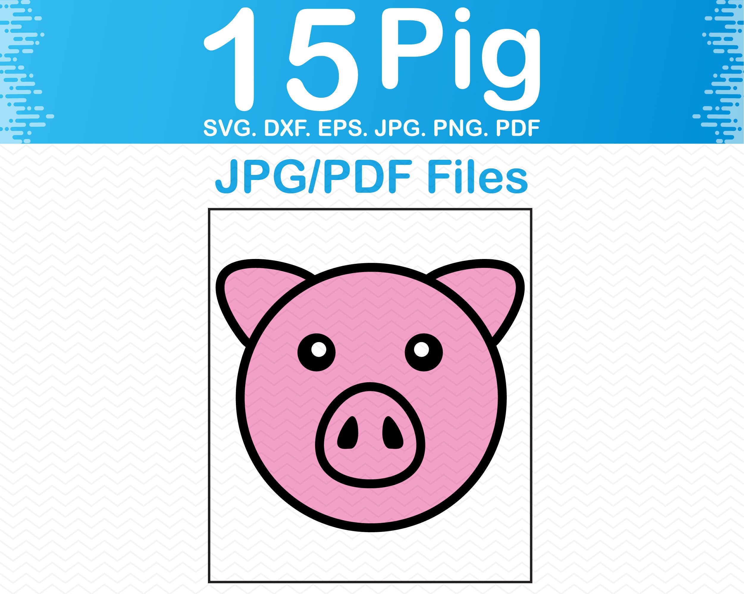 Pig svg Pig face svg Piglet svg Cute pig svg files for | Etsy