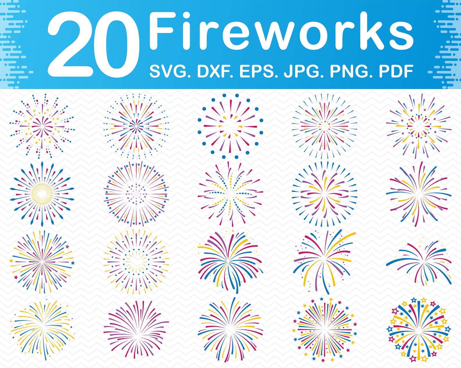 Fireworks Svg Svg Designs Fireworks Firework Svg Files for | Etsy