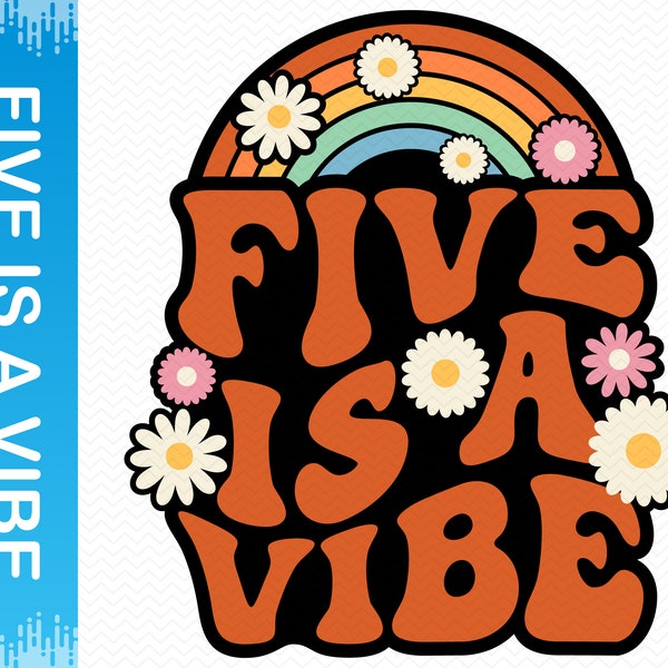 5 is a Vibe Party - Etsy