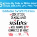 Side by Side or Miles Apart Svg, All 50 States Svg, SVG Files for ...