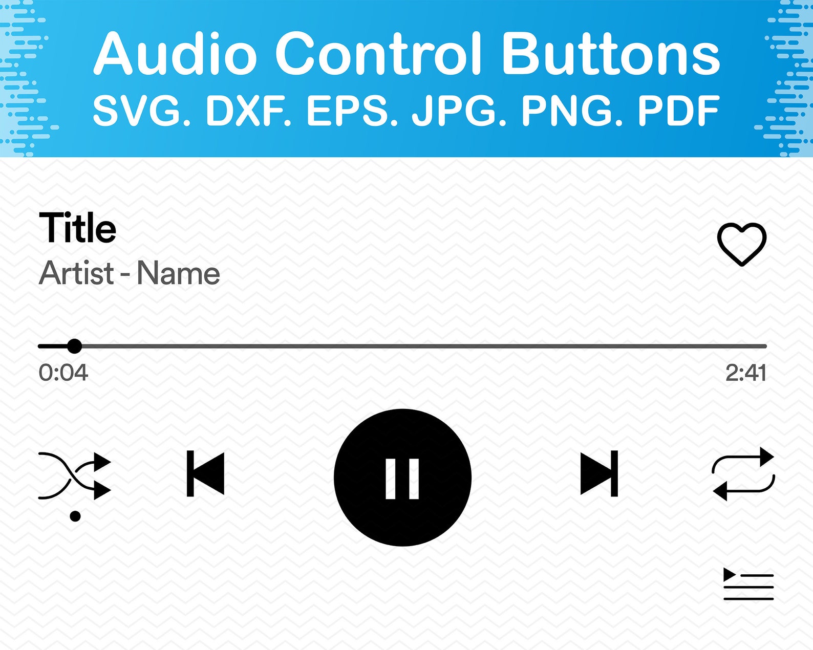 Custom Music Player Svg Song Svg Music Svg Music Png Files - Etsy