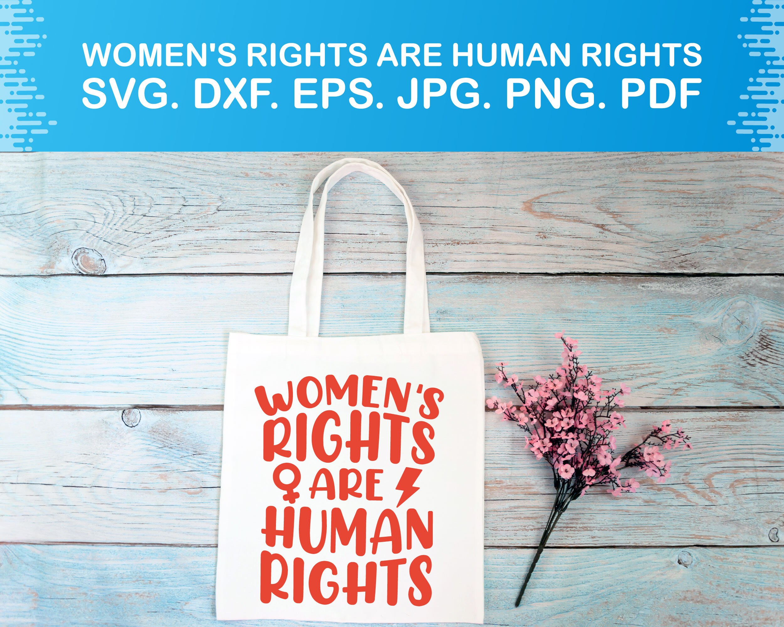 Women's Rights Are Human Rights Svg Pro Choice Svg - Etsy
