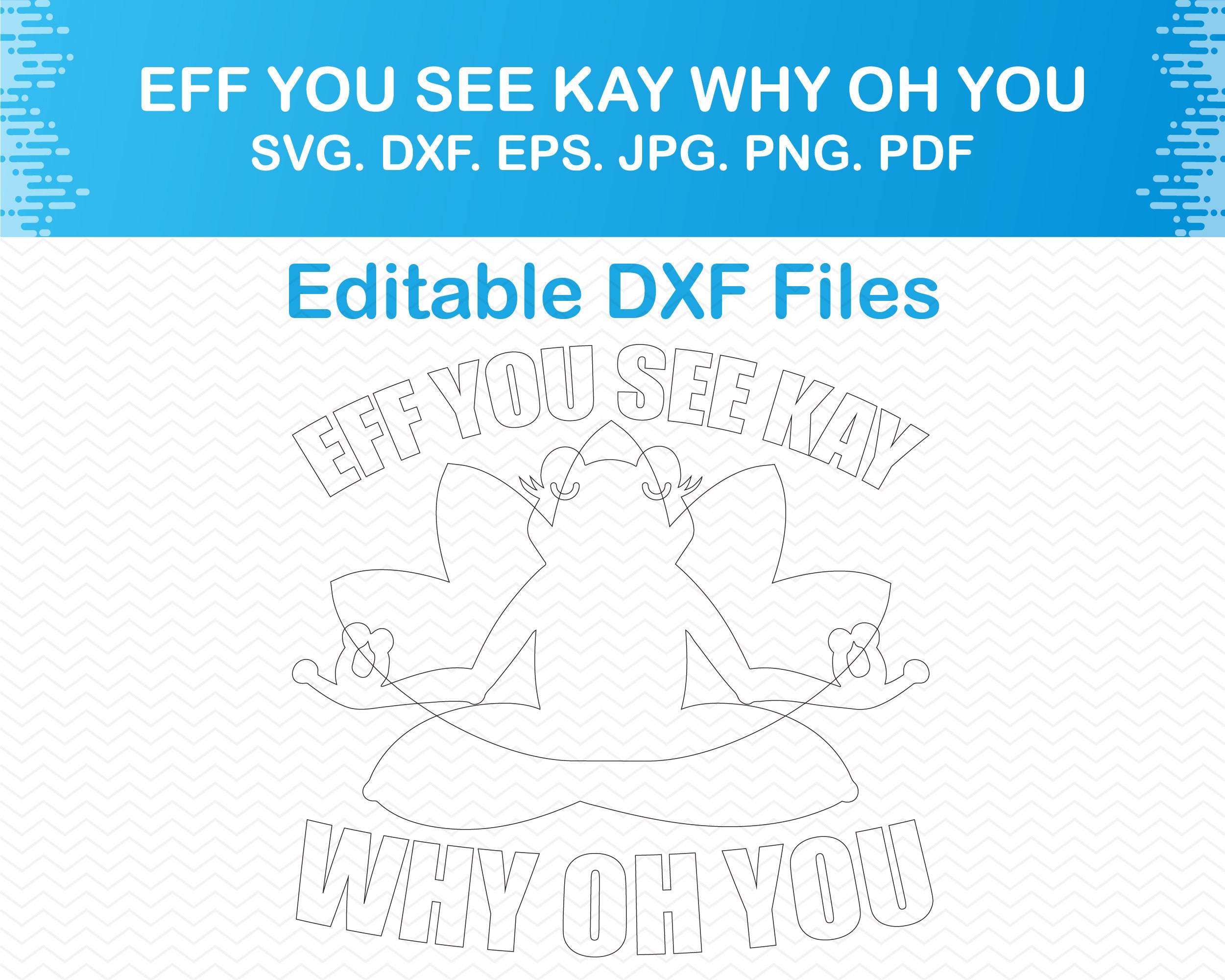 EFF You See Kay Why Oh You Svg Yoga Svg Meditation Svg - Etsy
