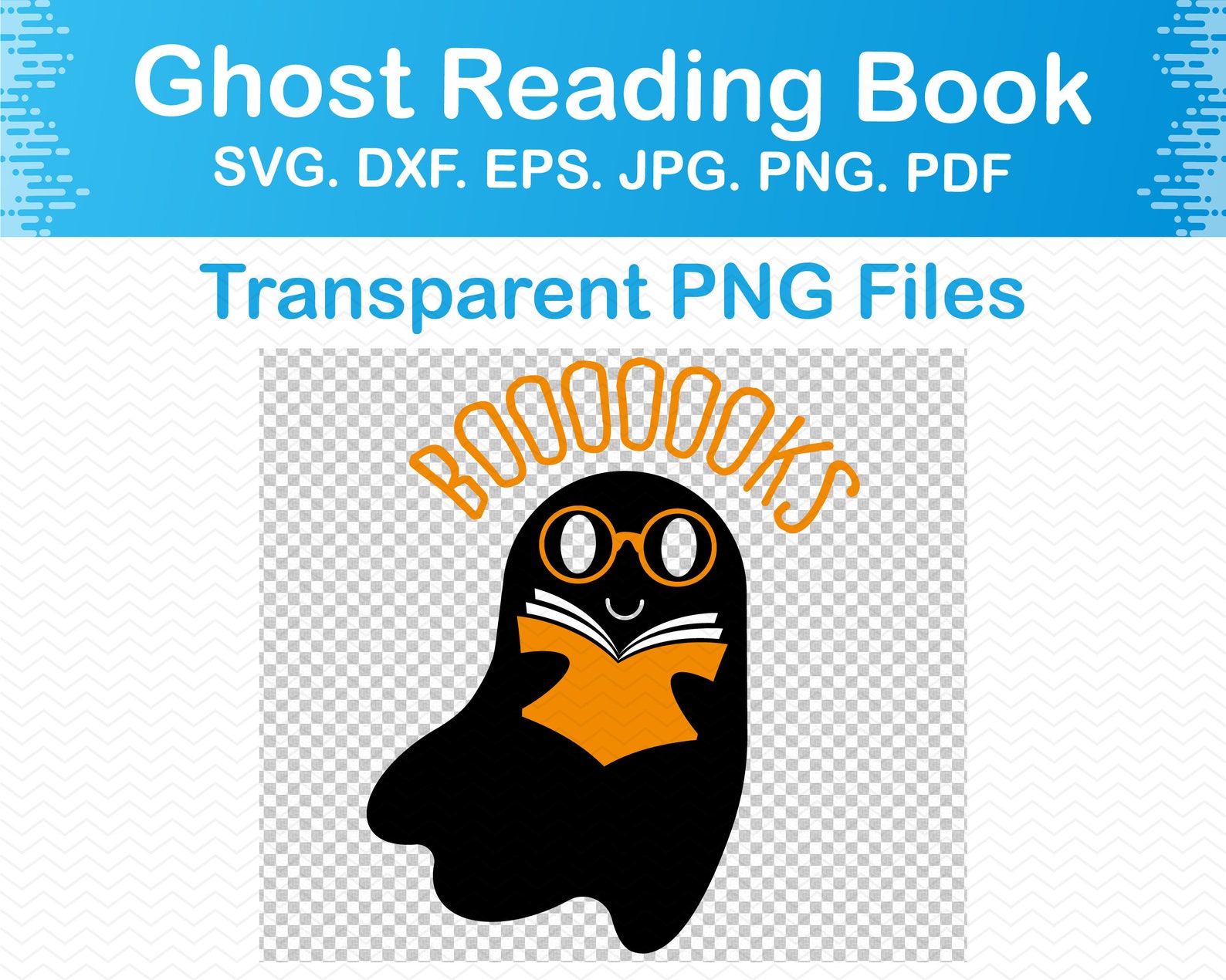 Ghost Reading Book Svg Ghost Svg Halloween Svg Halloween - Etsy