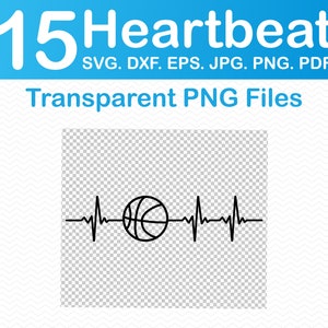 Heartbeat Svg Heart Beat Svg Ekg Svg Files for Cricut - Etsy Canada