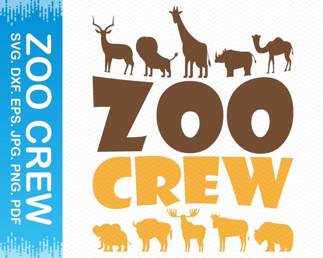 Zoo Crew Svg, Zoo Animals Svg, Safari Svg, Safari Animal Svg, Safari ...