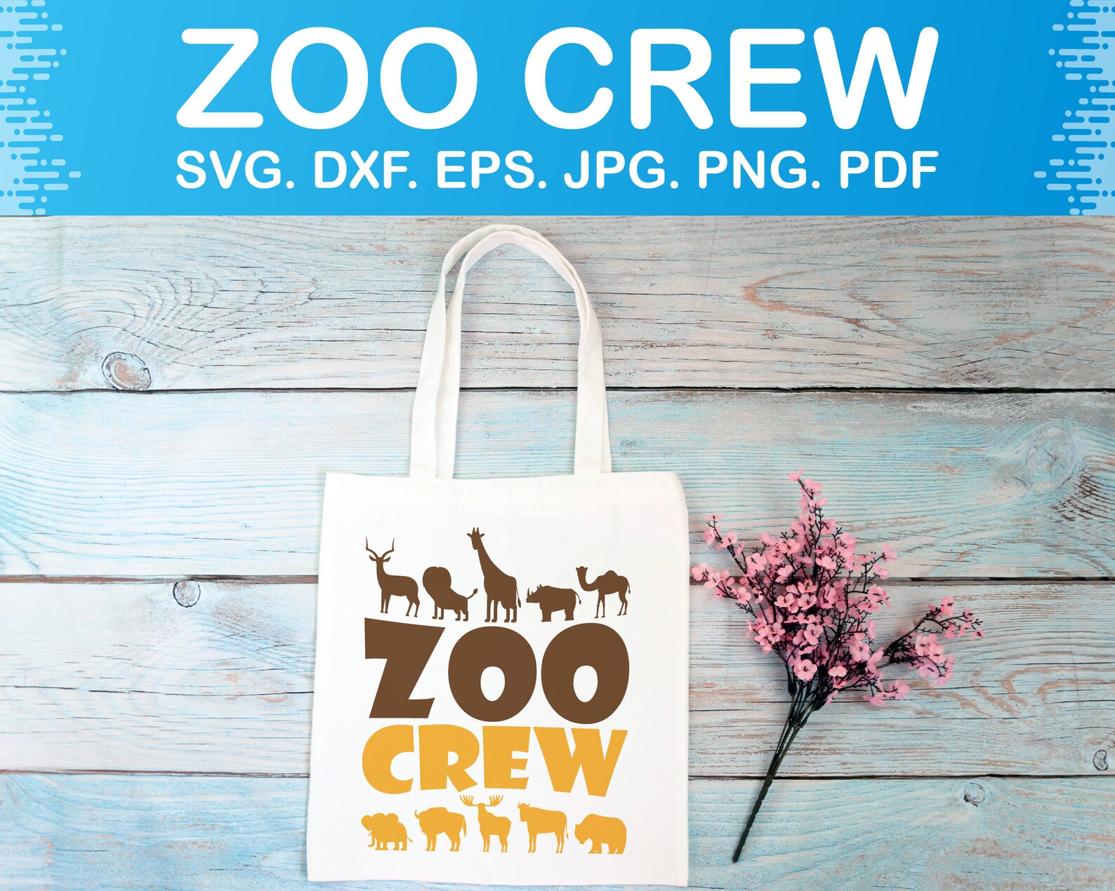 Zoo Crew Svg Zoo Animals Svg Safari Svg Safari Animal Svg - Etsy