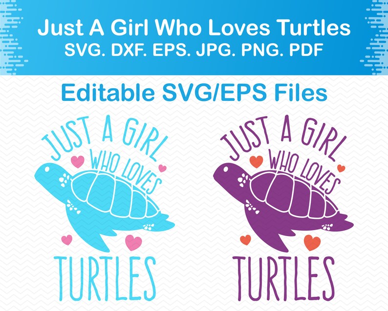 Just A Girl Who Loves Turtles Svg Turtle Svg Sea Turtle Svg - Etsy