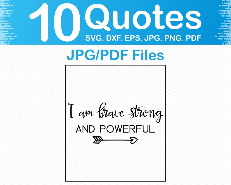 Inspirational Quotes SVG Inspirational Svg Quote Svg | Etsy