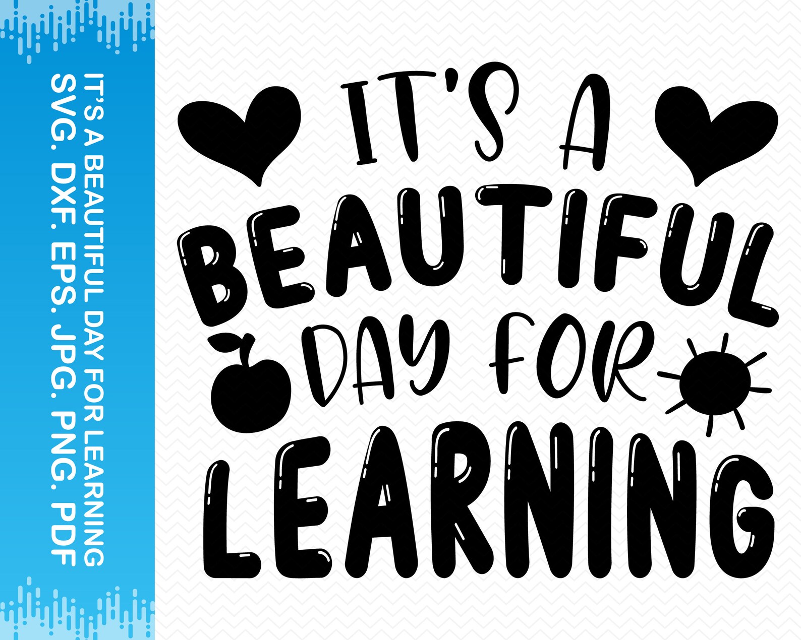Its A Beautiful Day for Learning Svg Teacher Svg School - Etsy