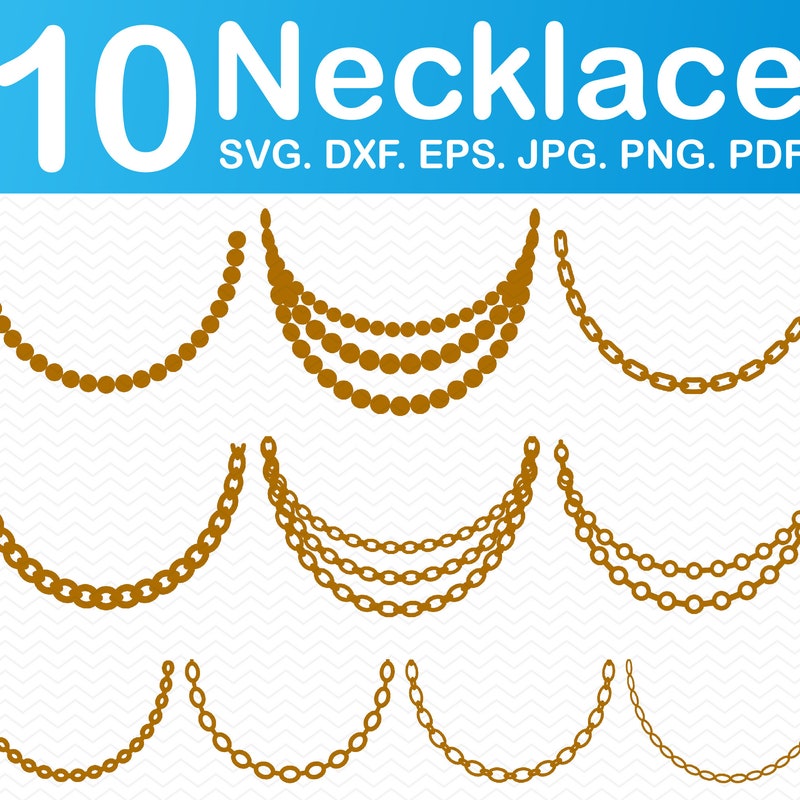 Necklace Svg - Etsy