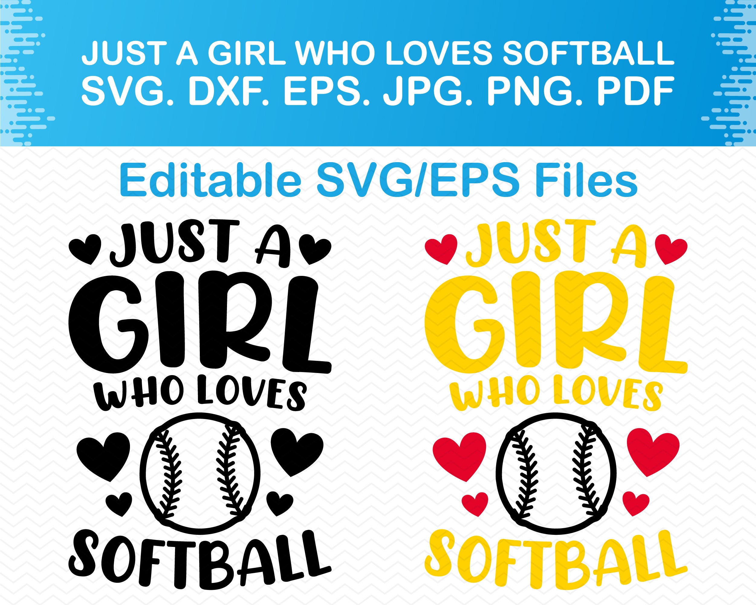 Just A Girl Who Loves Softball Svg Softball Mom Svg Softball - Etsy